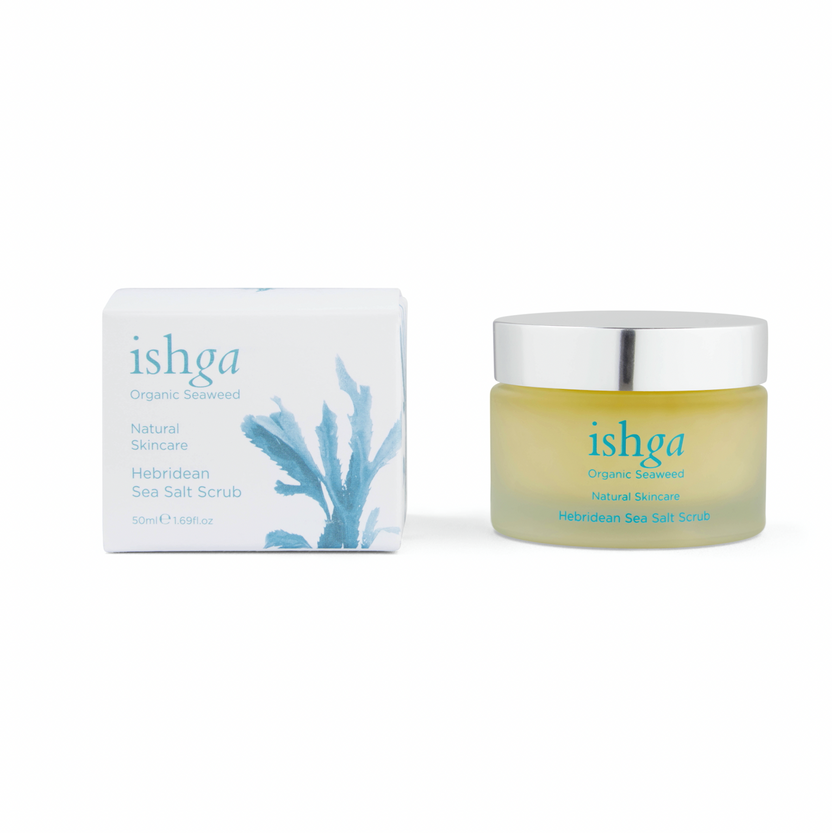Hebridean Sea Salt Scrub 50ml | Best Body Scrub | Organic – ishga UK